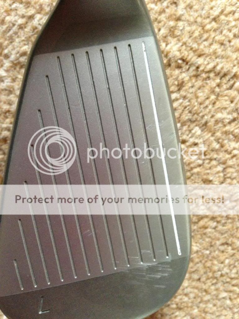 Damage to club face on new irons (strike marks) | Golf Monthly