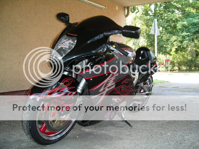 Hayabusa Custom Colored Decals.