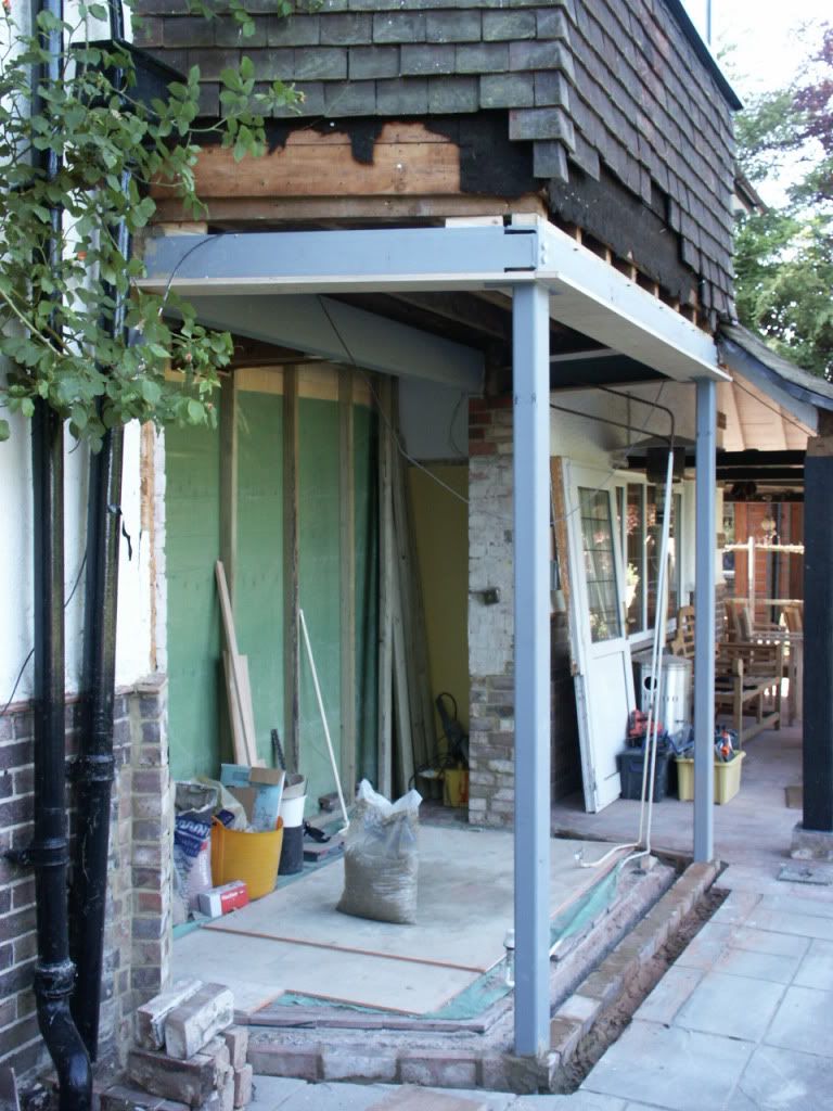 Fixing door jambs to steel post - advice please. | UK Workshop