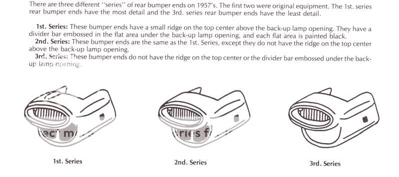1957 Rear Bumper End Series 1 Photo | Chevy Tri Five Forum