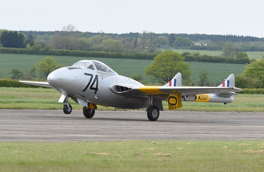 North Weald Vampire WZ507 - UK Airshow Review Forums