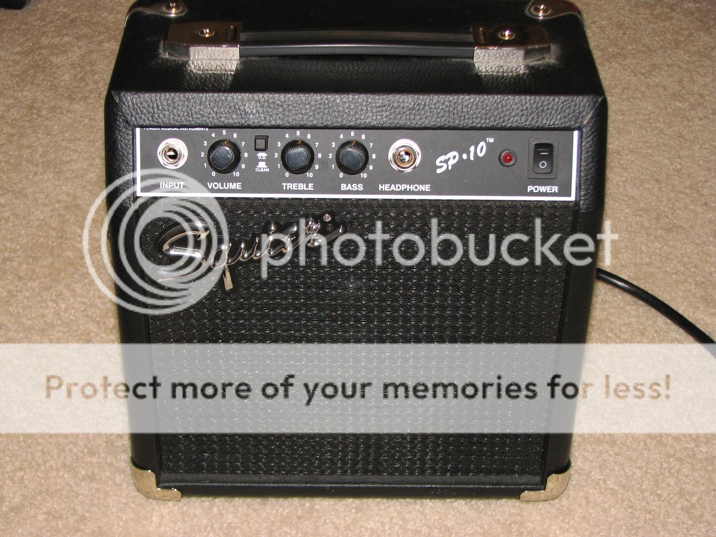 Volkswagon First Act guitar w/ Fender Amp - Electric Guitars - Harmony ...