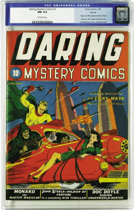 Daring Comics #1 - Denver Collection - Golden Age Comic Books - CGC ...