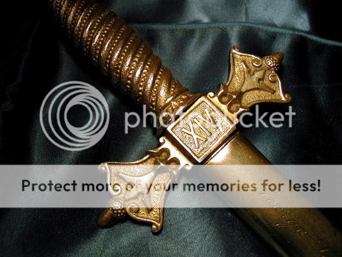 SPECIAL Rare SCOTTISH RITE Ornate Antique MASONIC SWORD! 14th Degree ...