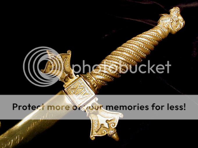 SPECIAL Rare SCOTTISH RITE Ornate Antique MASONIC SWORD! 14th Degree ...
