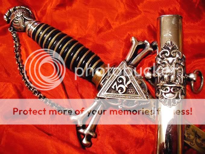 GLORIOUS SCOTTISH RITE Old Rare 32 DEGREE MASONIC SWORD