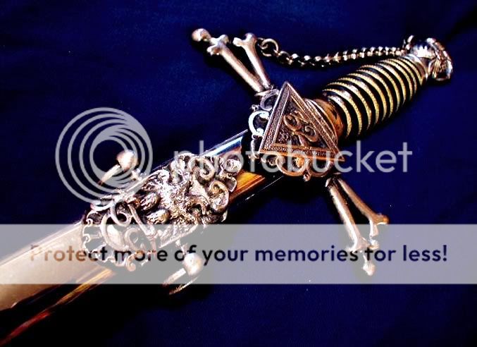 GLORIOUS SCOTTISH RITE Old Rare 32 DEGREE MASONIC SWORD