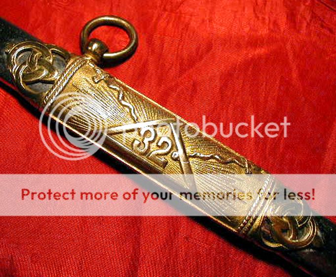 GREATEST Rare SCOTTISH RITE Old 32 Degree MASONIC SWORD! Major Luxury ...