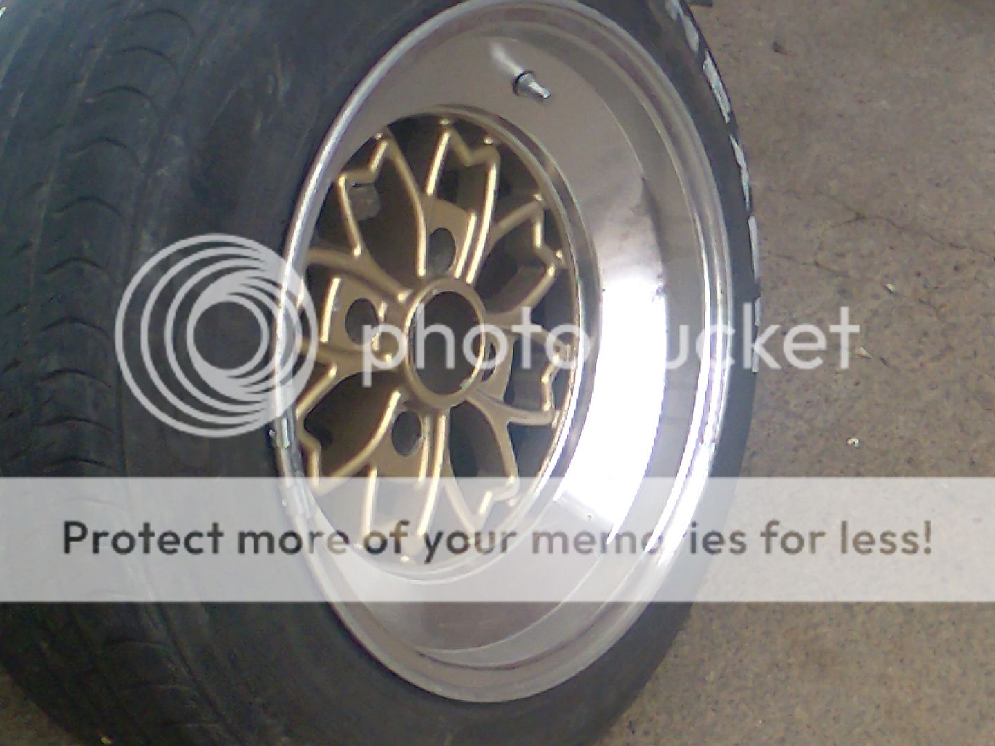 oxidizing and peeling clear coat on painted and chrome mag wheels ...