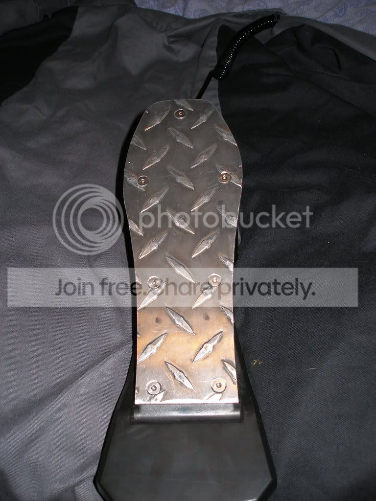 Homemade Rock Band 1 Metal Kick Pedal Plate - Rock Band - Giant Bomb