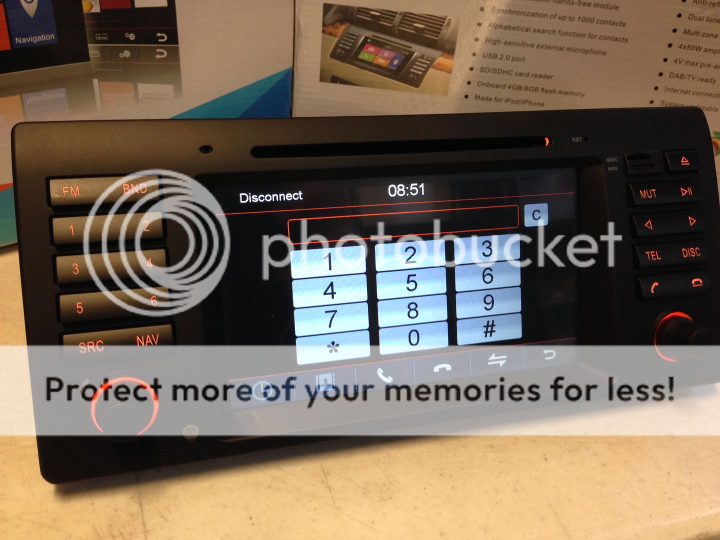 DYNAVIN N6 E39 Multimedia GPS System, New for mid-2014