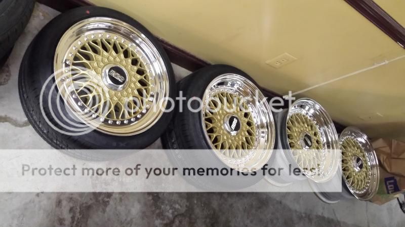 FS: Freshly redone BBS RS 16x8, 16x9 Brand new tires | VW Vortex ...