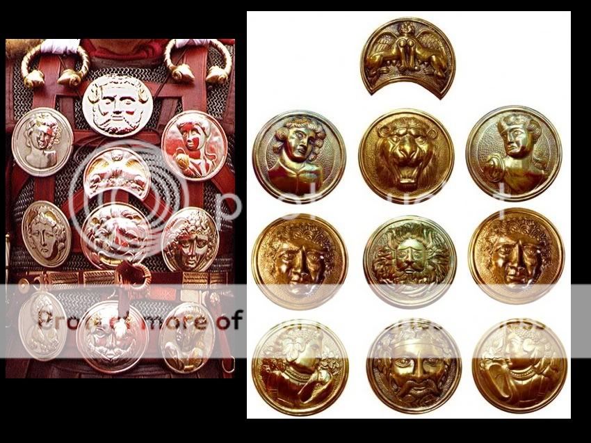 Legionarios romanos - anteojos y antinarices