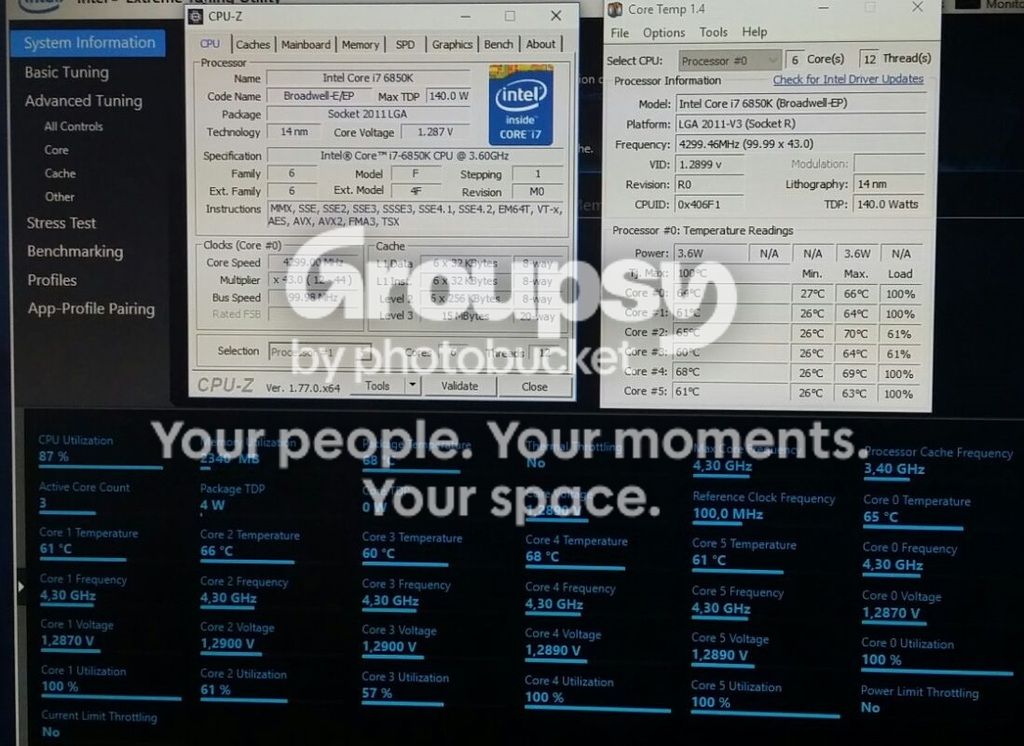 Intel 6850K core throttling After Voltage Increase... - Page 2 ...
