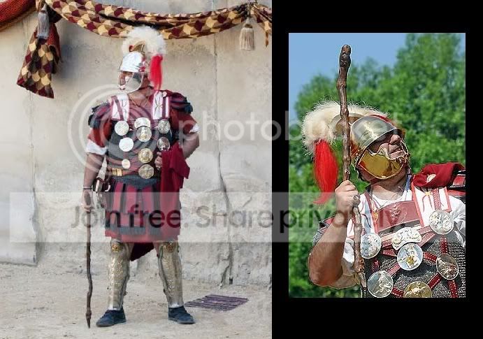 Legionarios romanos - anteojos y antinarices