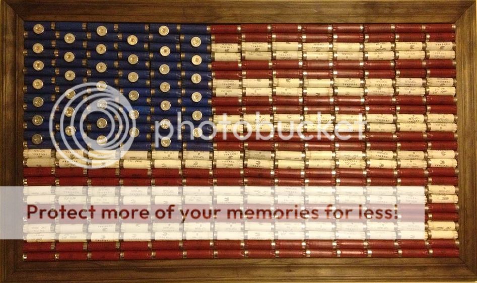 Handcrafted Shotgun Shell American Flag - Page 1 - AR15.COM