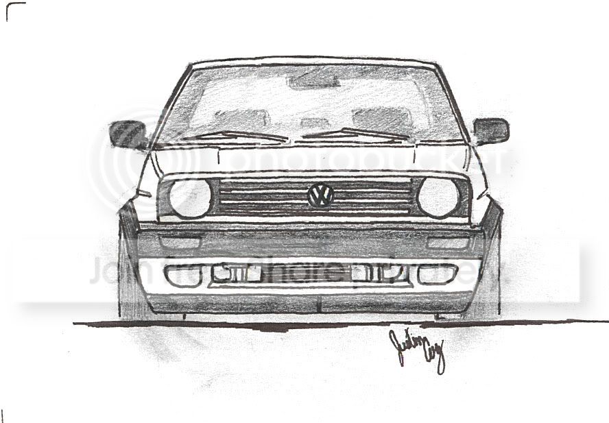 MK2 Cartoon Art / Illustration my car! | VW Vortex - Volkswagen Forum