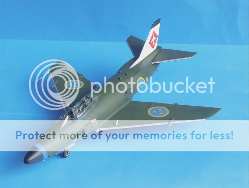 SAAB A32A Lansen, Tarangus 1/48th model with Maestro decals - Ready for ...