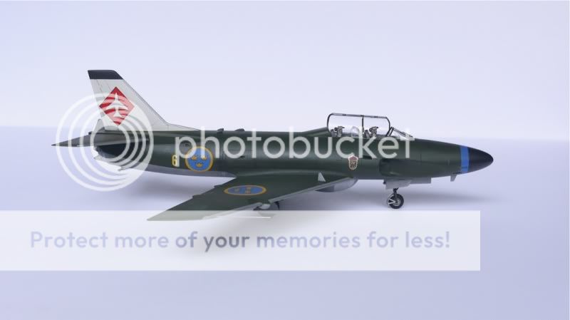 SAAB A32A Lansen, Tarangus 1/48th model with Maestro decals - Ready for ...