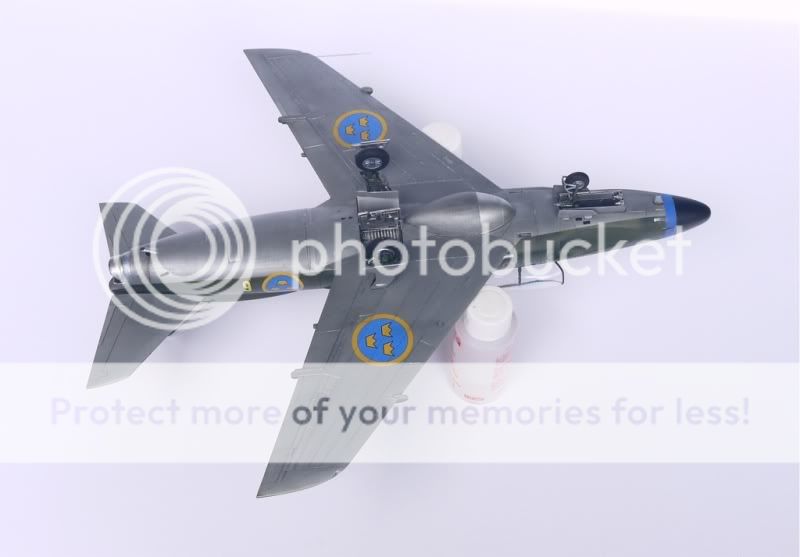 SAAB A32A Lansen, Tarangus 1/48th model with Maestro decals - Ready for ...