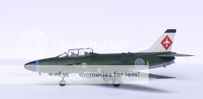 SAAB A32A Lansen, Tarangus 1/48th model with Maestro decals - Ready for ...