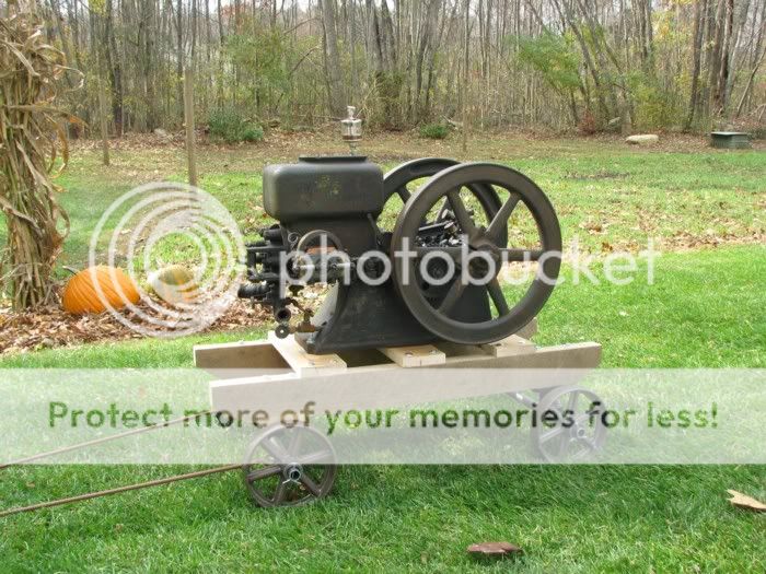 My new cart for the Hercules (Pics) | Smokstak® Antique Engine Community*