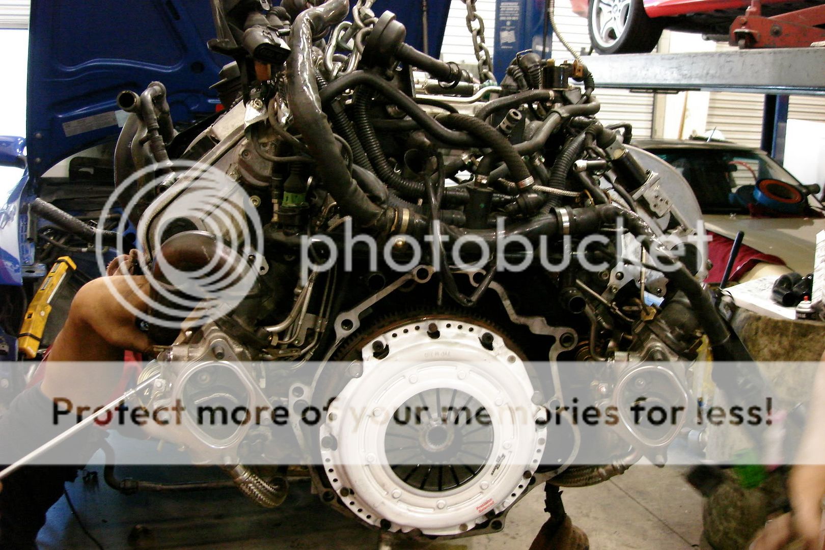 Started the RS6 turbo install big pics!!!