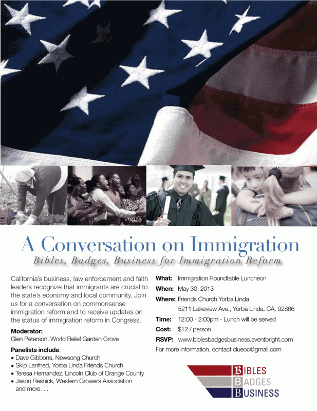 A Conversation on Immigration Reform | Clue California Blog