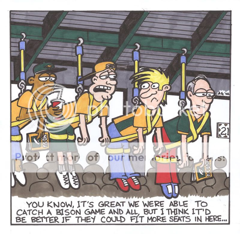 Spectrum Bison Football Cartoon Sneak Preview: