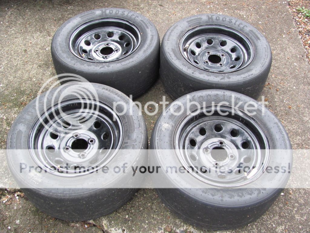 13x8 Diamond Racing steelies on Hoosiers. | VW Vortex - Volkswagen Forum