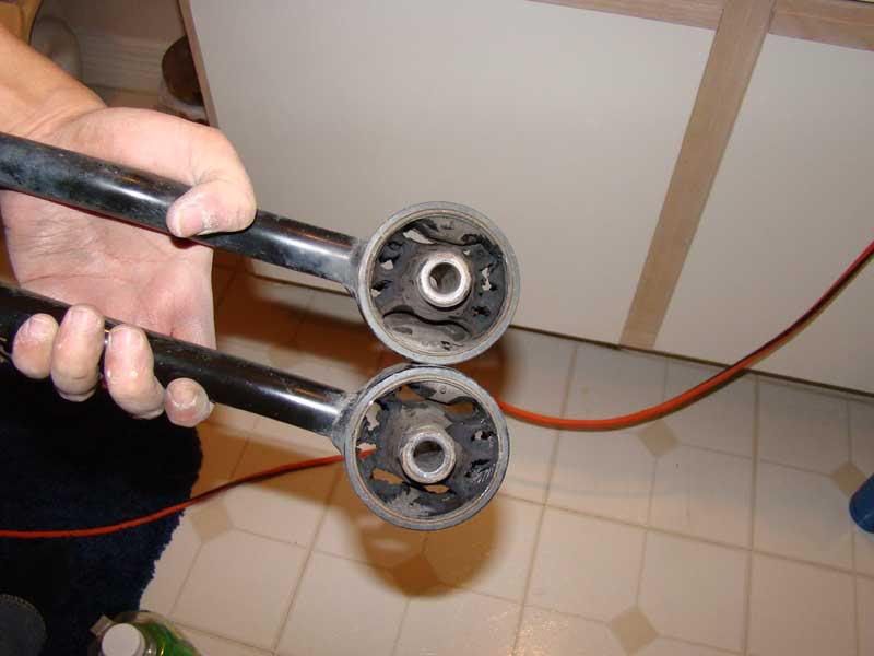 HOW TO: ES Trailing Arm (Rear Lower Control Arm) Insert - Install ...