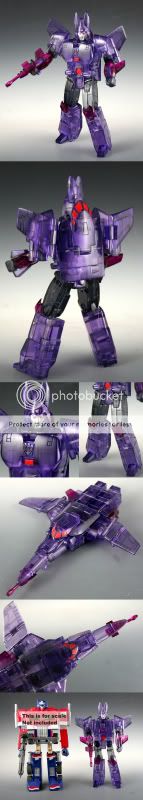 Custom G1 Cyclonus Re-formatted Perfect Made Show Accurate Transluscent ...