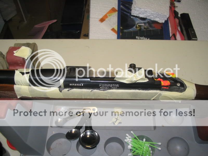 Devcon (steel) bedding a wood stock | Canadian Gun Nutz