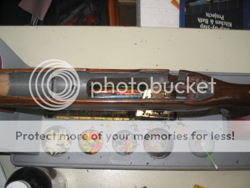 Devcon (steel) bedding a wood stock | Canadian Gun Nutz