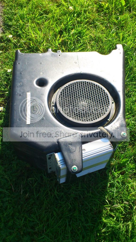 Focus ST170 subwoofer/amp and cover & some wiring