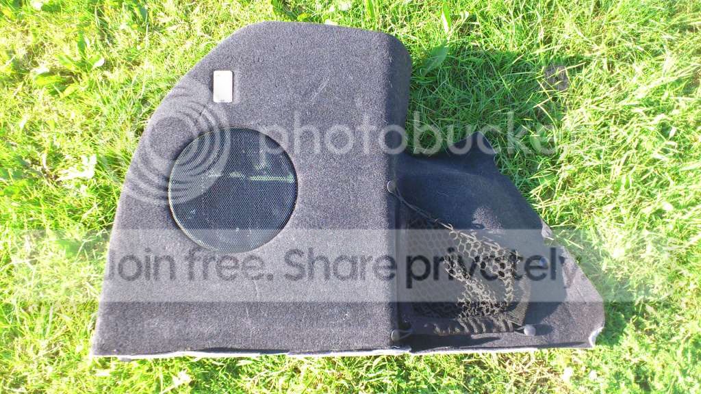 Focus ST170 subwoofer/amp and cover & some wiring