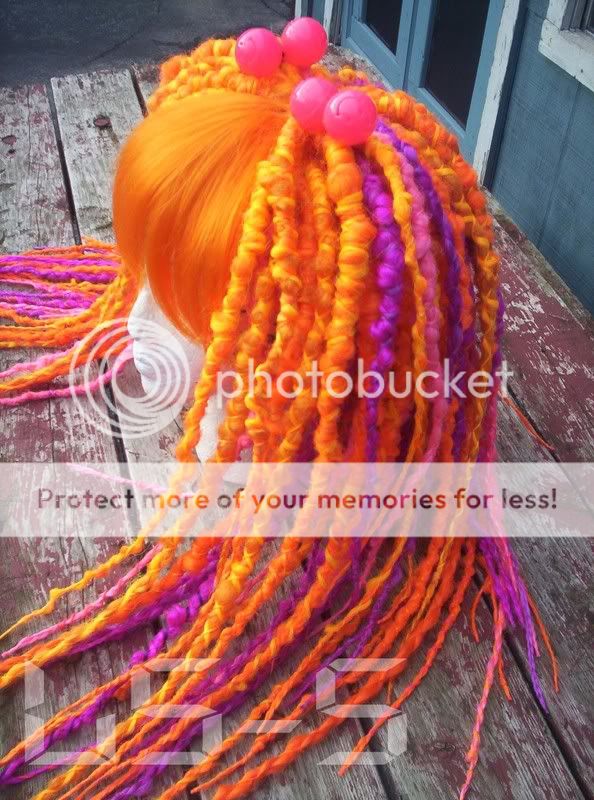Two new neon dread wigs, messssy dreads & custom orders! - Hair ...