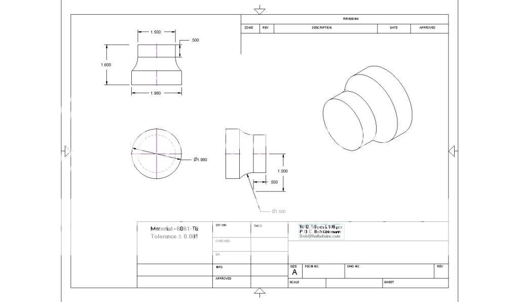 RFQ for simple turned parts