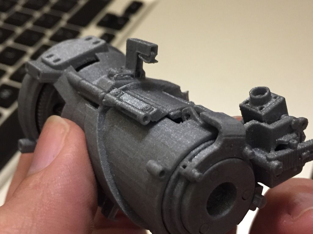 1:4 3D printed Dillon aero M134D Ti Aircraft mounted minigun - Work in ...