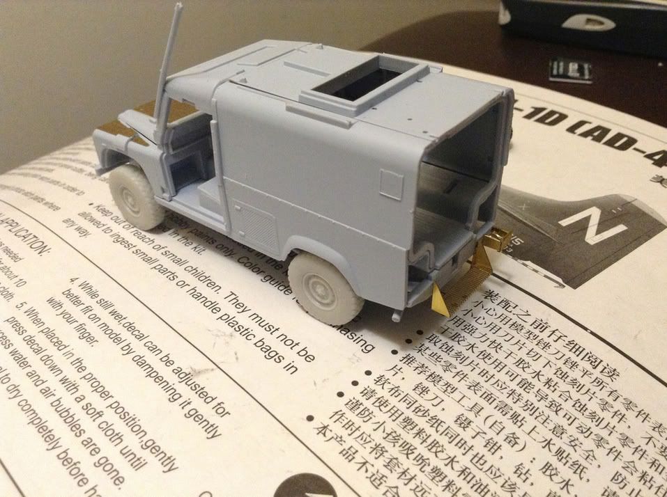Airfix 1:48 Land Rover Snatch - Work in Progress - Armour ...