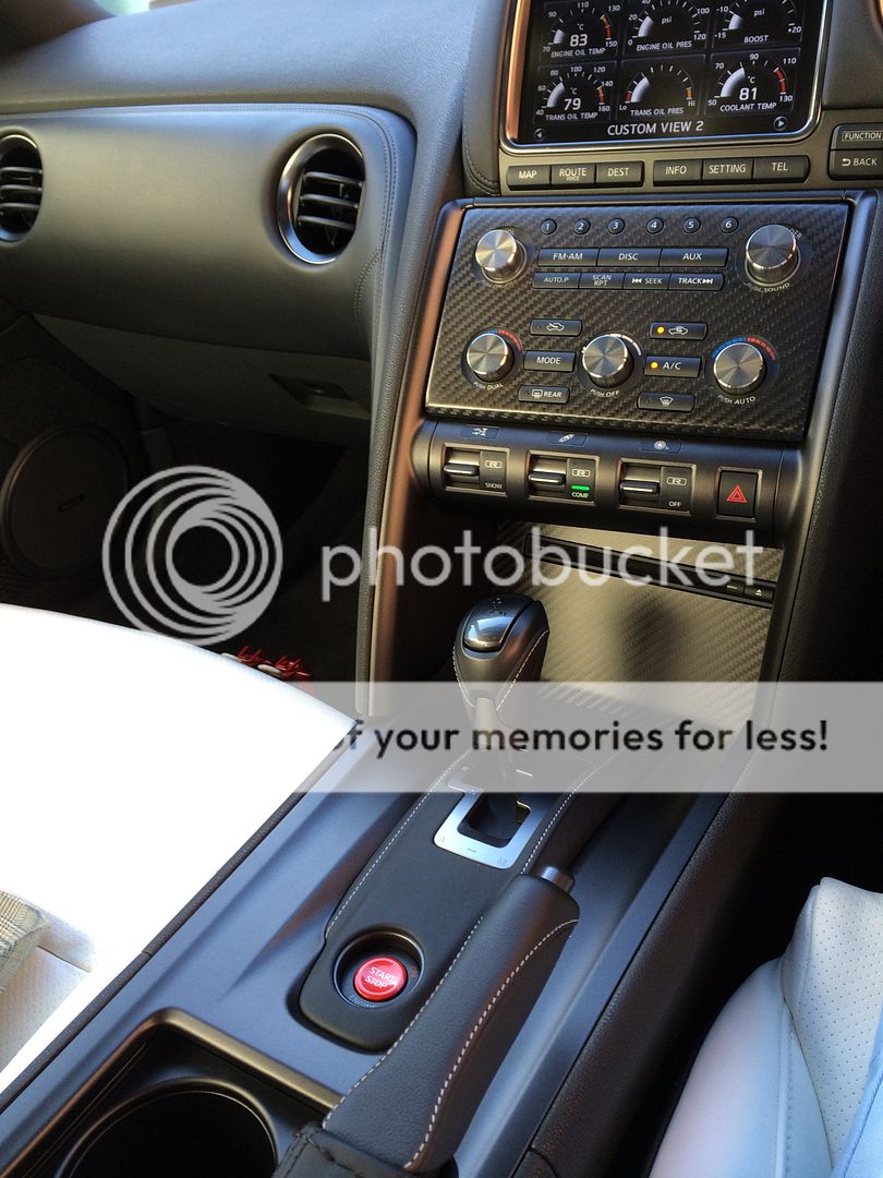 Options for replacing black plastic center console? | Nissan GT-R Forum