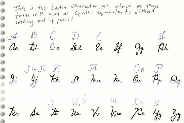 Cyrillic Writing You Are Sad