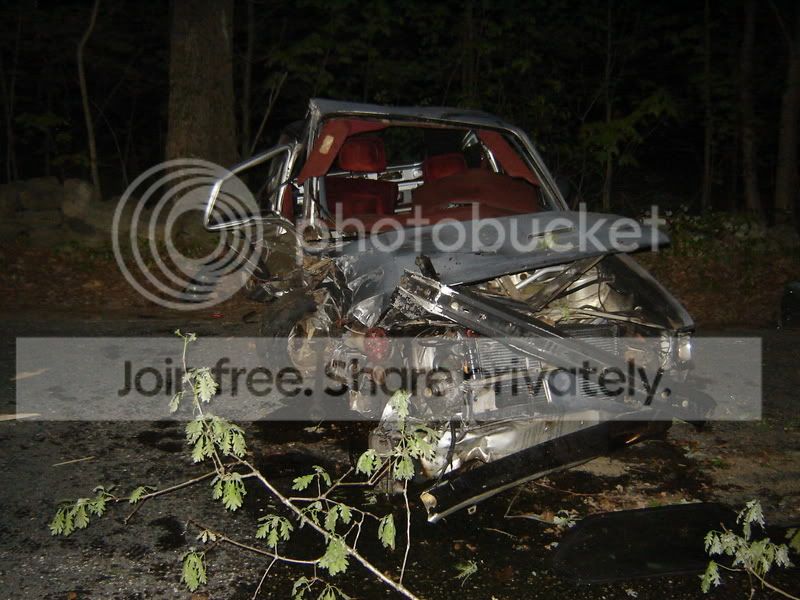 crashed mk1 | VW Vortex - Volkswagen Forum