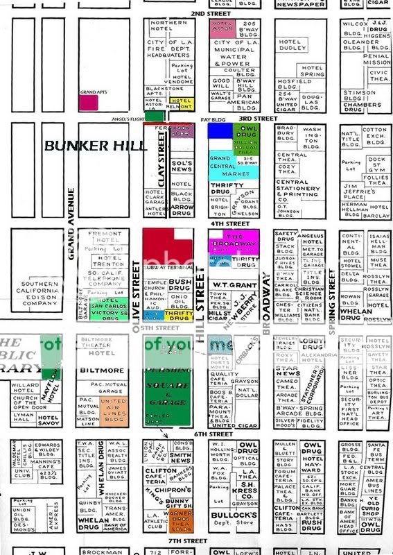 Pershing Square Los Angeles Map - United States Map