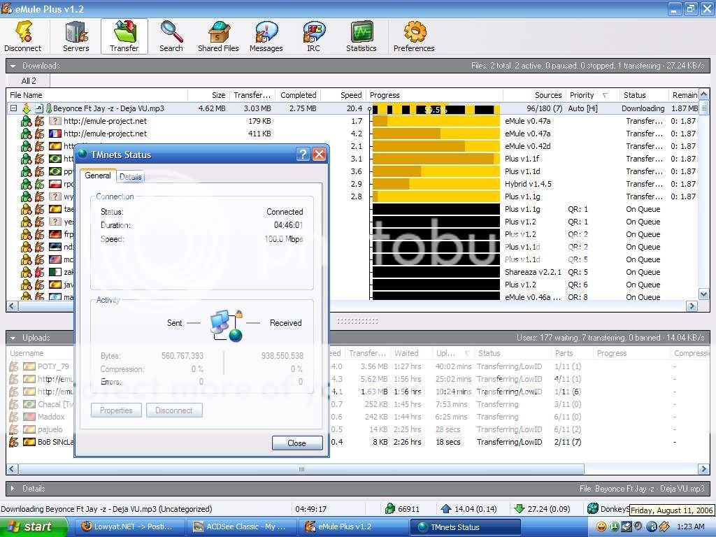 [eMule] P2P Download Speed Using Streamyx