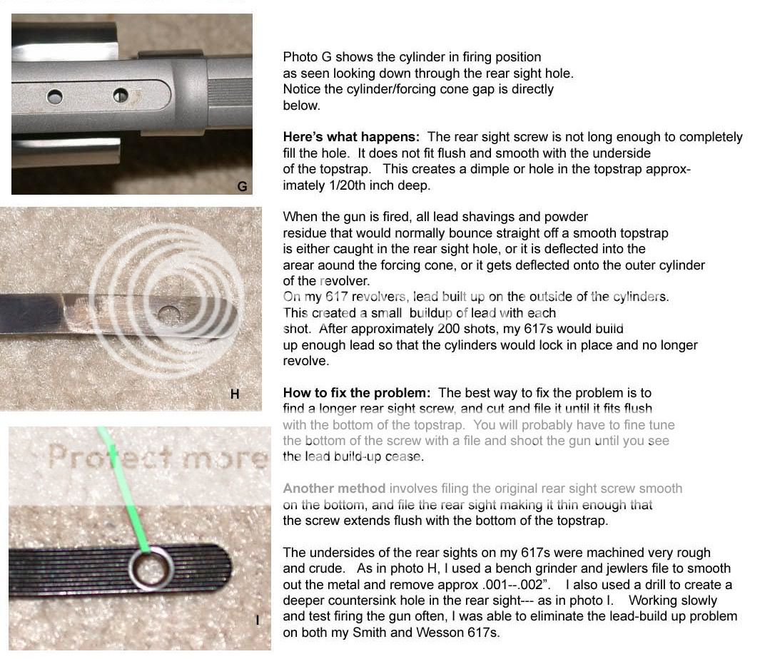 Smith & Wesson 617 Lead Build-Up & Fouling | Rimfire Central Firearm Forum