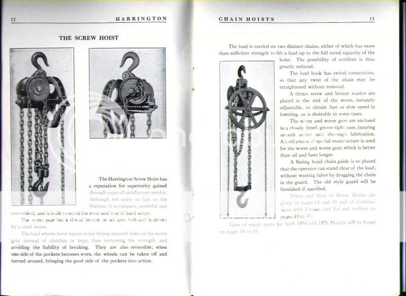 Antique Machinery and History | Old Chain Hoist | Practical Machinist ...