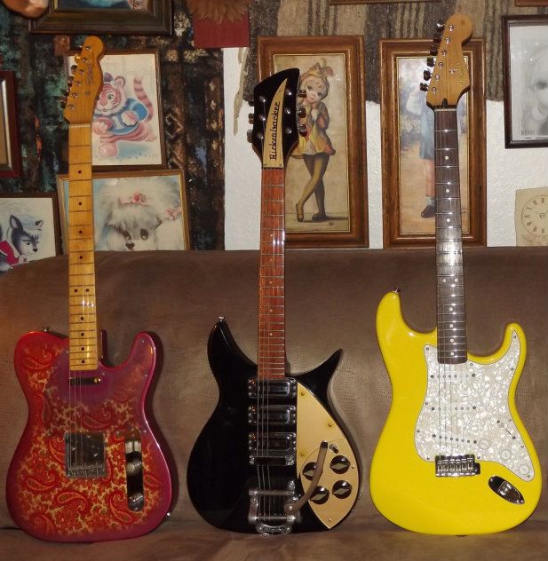 "Graffiti Yellow" Powerhouse Strat - Rickresource Rickenbacker Forum