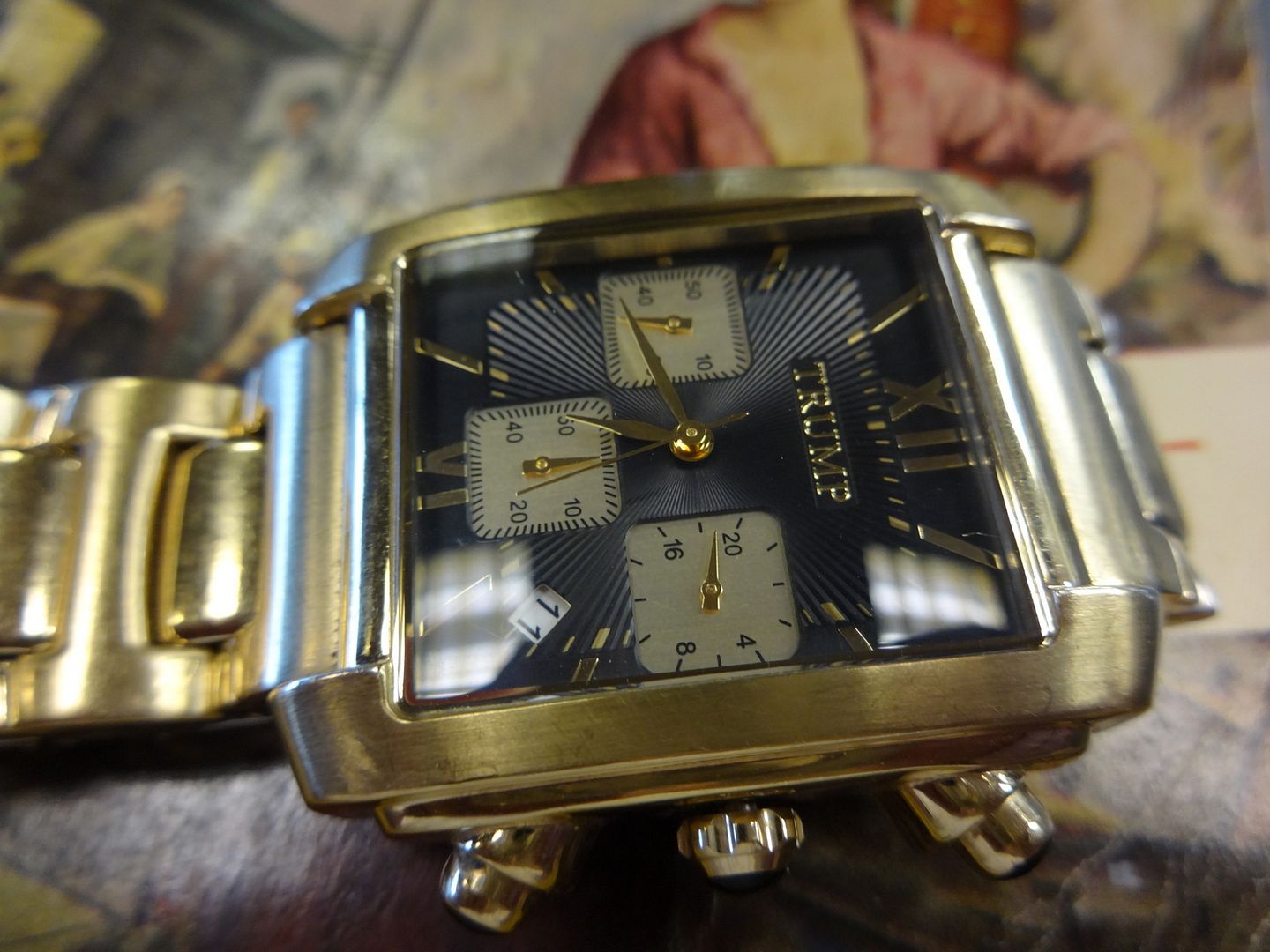Donald J Trump "Monaco" style Chronograph | WatchUSeek Watch Forums