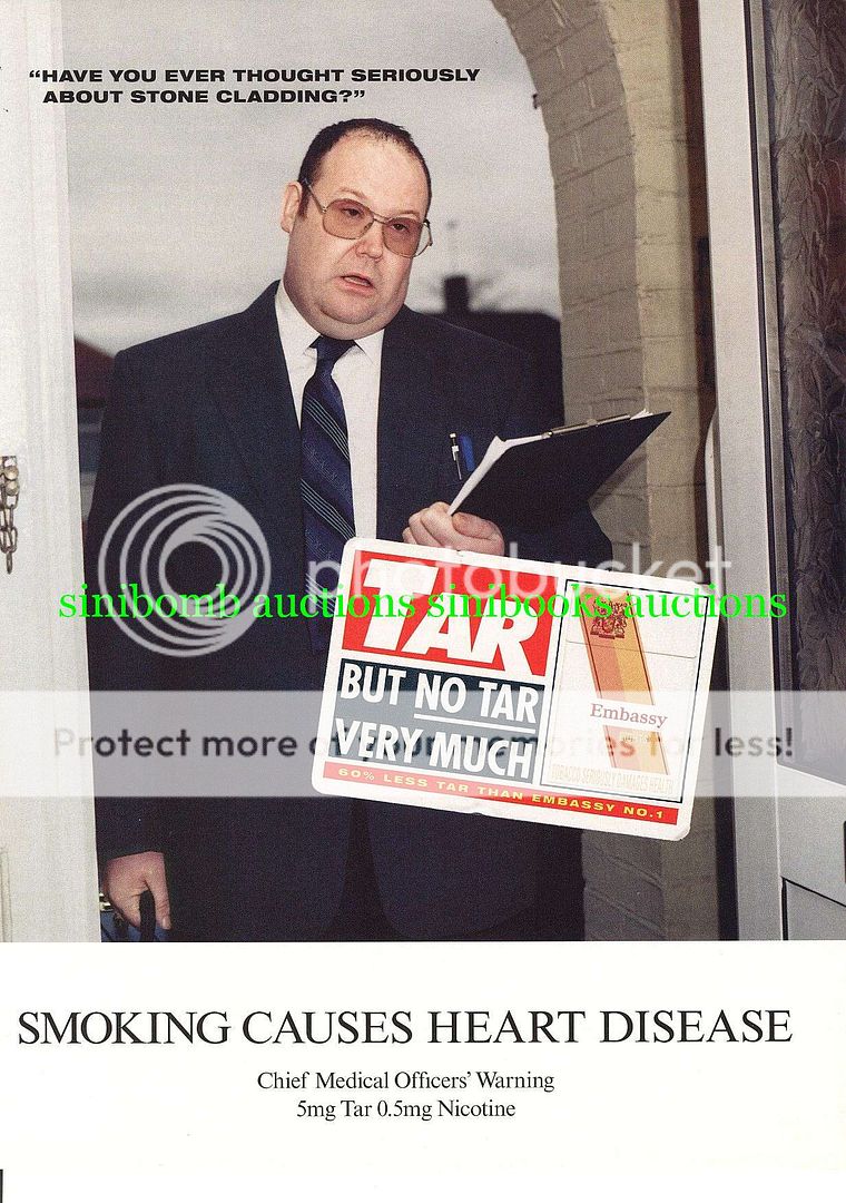 Embassy Lights Cigarettes Stone Cladding Original Magazine Advert 13332 ...